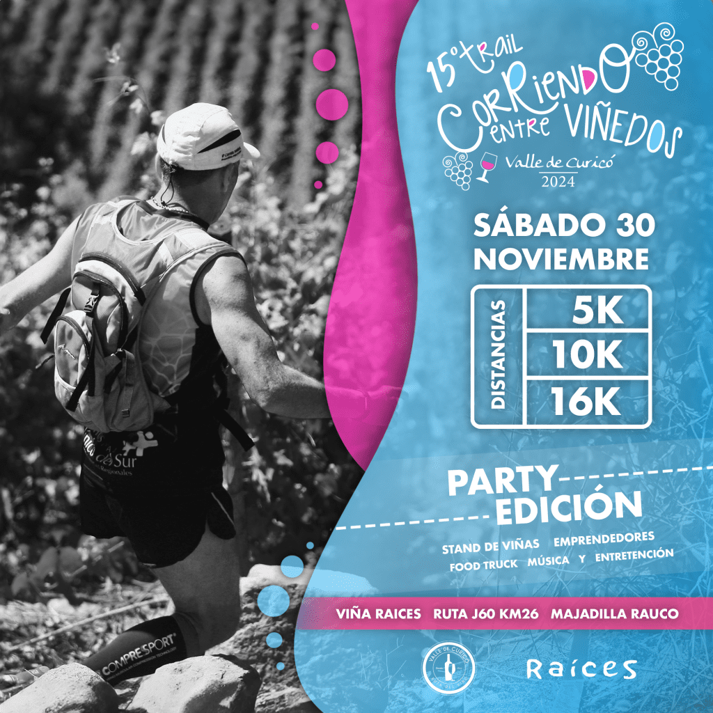 15° Trail Corriendo Entre Viñedos "PARTY EDICIÓN" - Ruta del vino ...