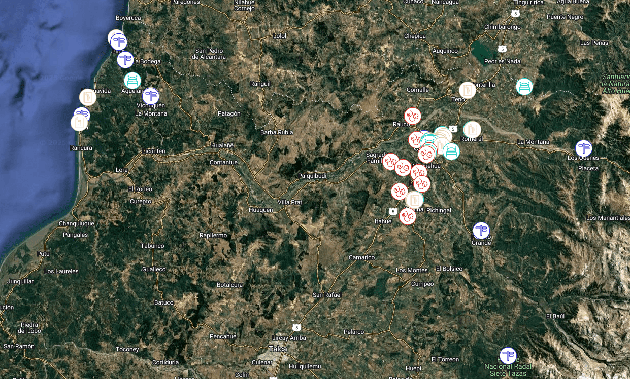 Explora el Mapa Ruta del Vino Curicó y Planifica tu Viaje