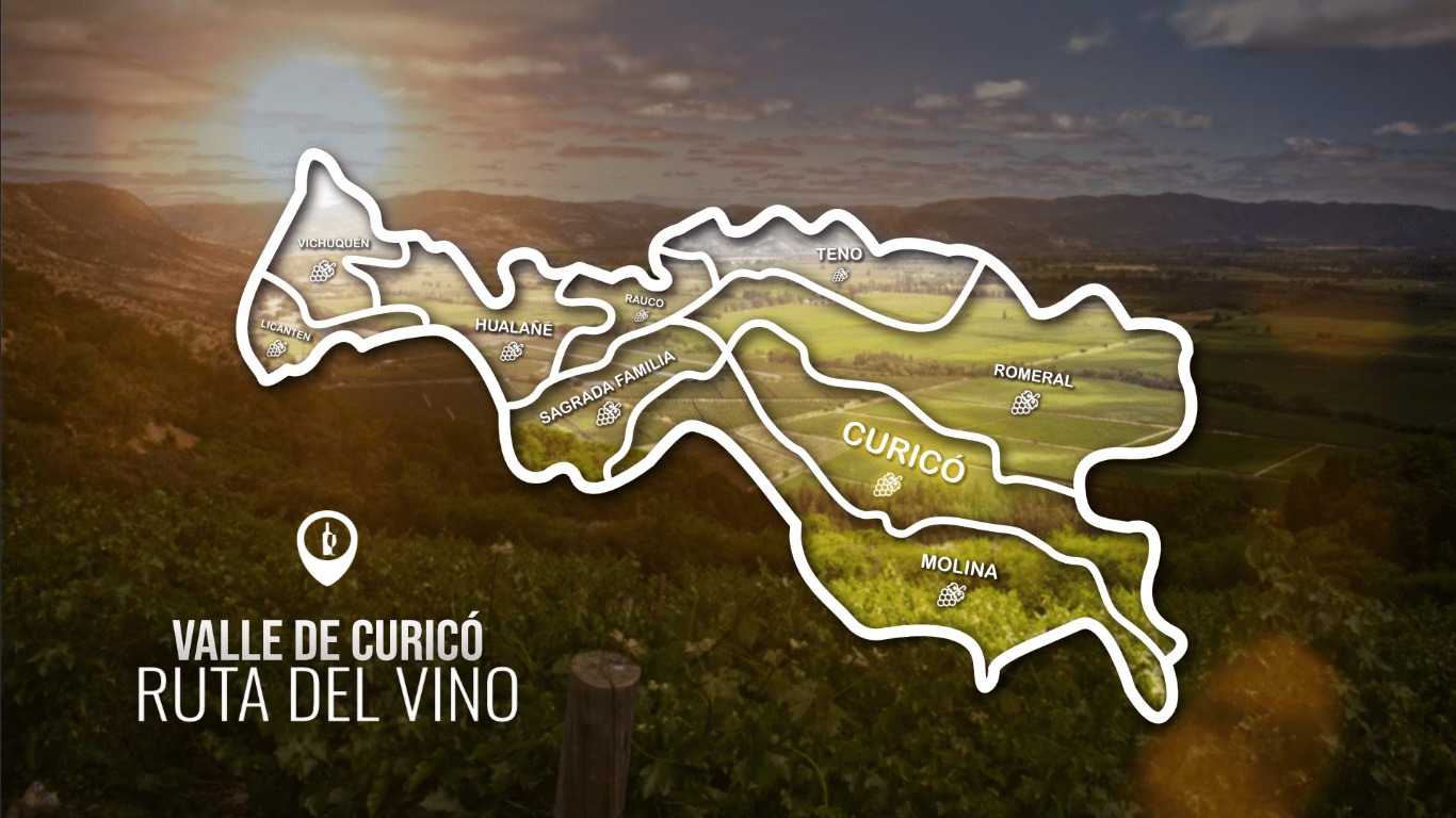 Ruta del Vino Mapa Chile Interactivo I Curicó I Explora y planifica.